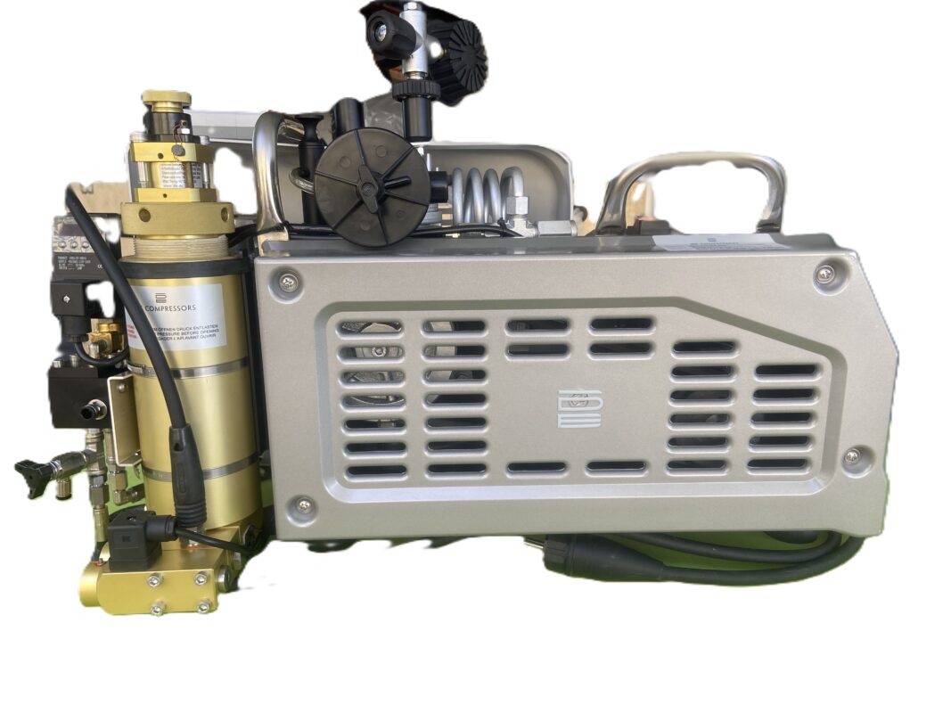 FUN MARINE 110 Portable Breathing Air Compressor - 200 Bar - Safety Stop