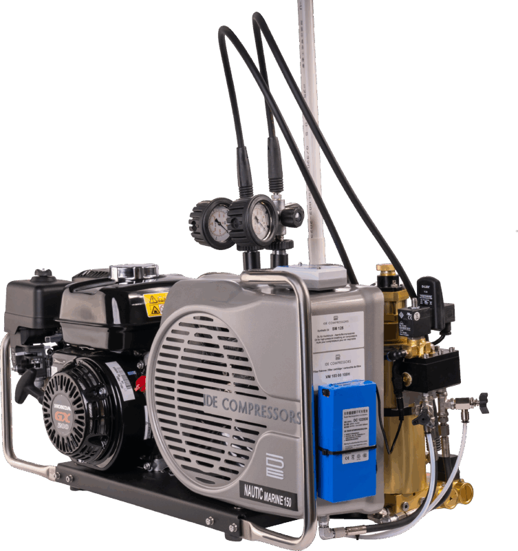 RUGGED MARINE110 Portable Air Compressor - Safety Stop